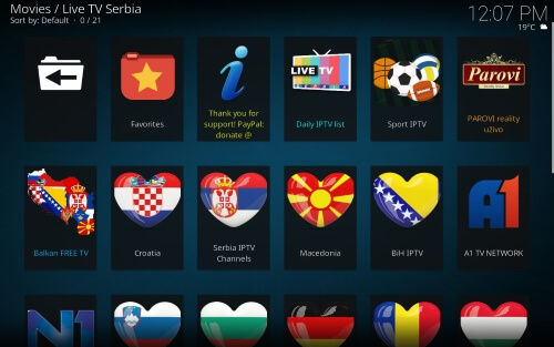 EX-YU IPTV kanali preko Kodi Live TV addon-a – KrofekIT